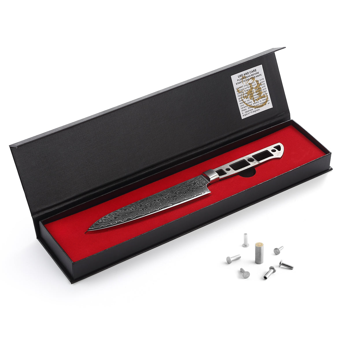 [2023 NEW MODEL] AUS-10 Damascus 6.5-in Petty Utility Chef Knife Blank ...
